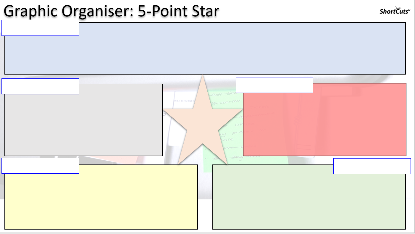 Star Graphic Organizer